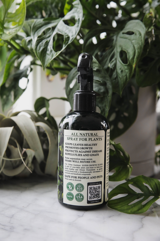 Natural House Plant Care Spray - Super Growth Elixir
